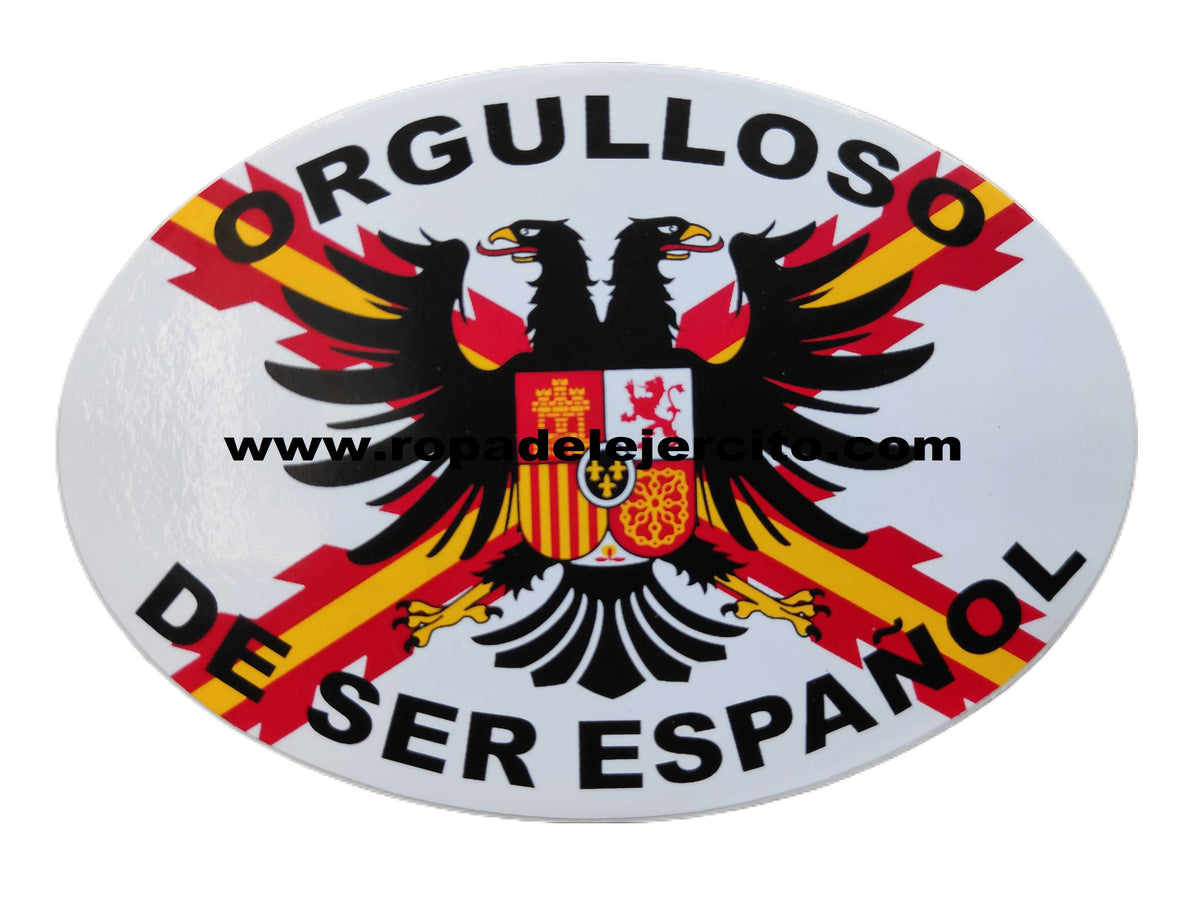 Pegatina orgulloso de ser Español – Ropa del Ejercito
